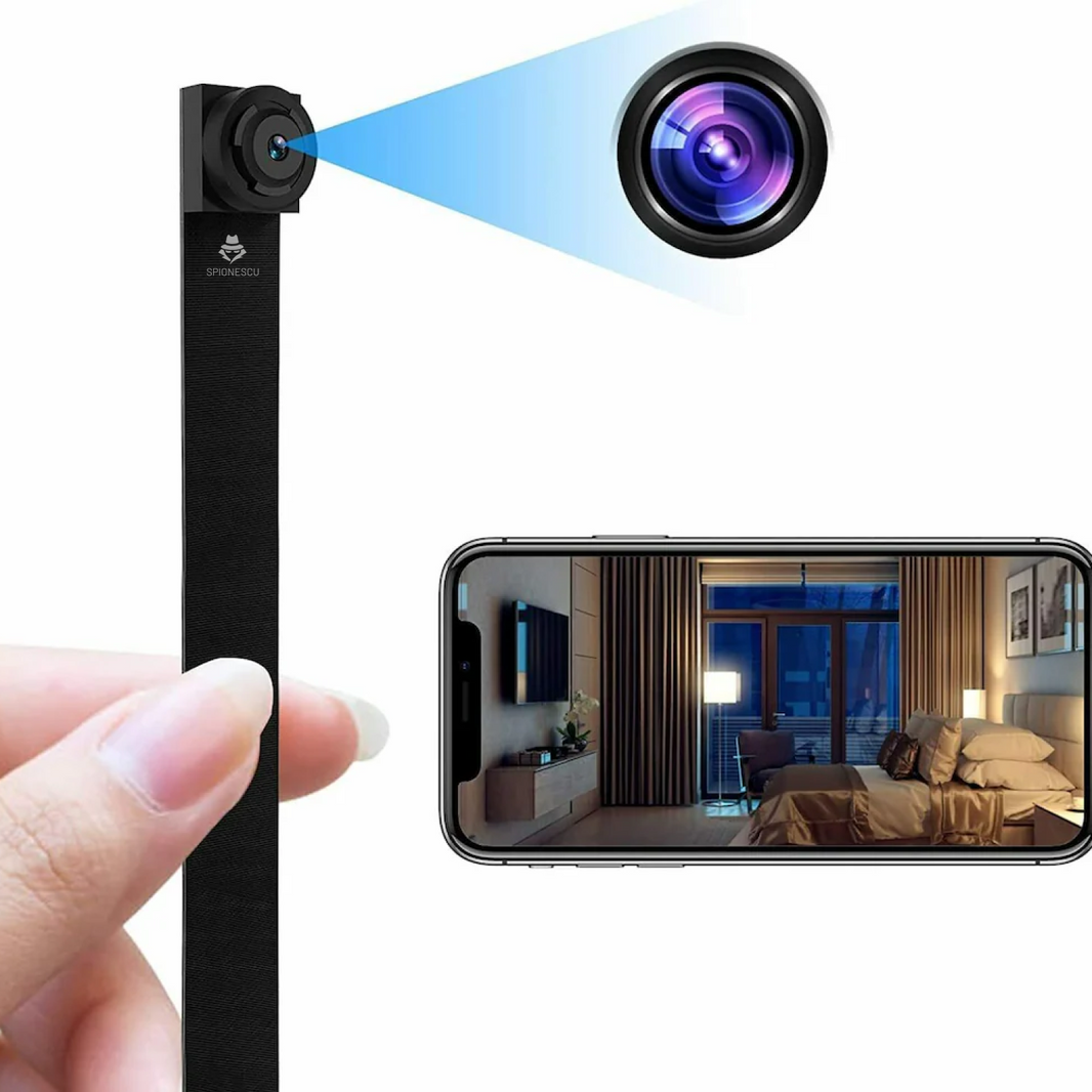 Vizor usa cu camera video WiFi, inregistrare Full HD, unghi 140°